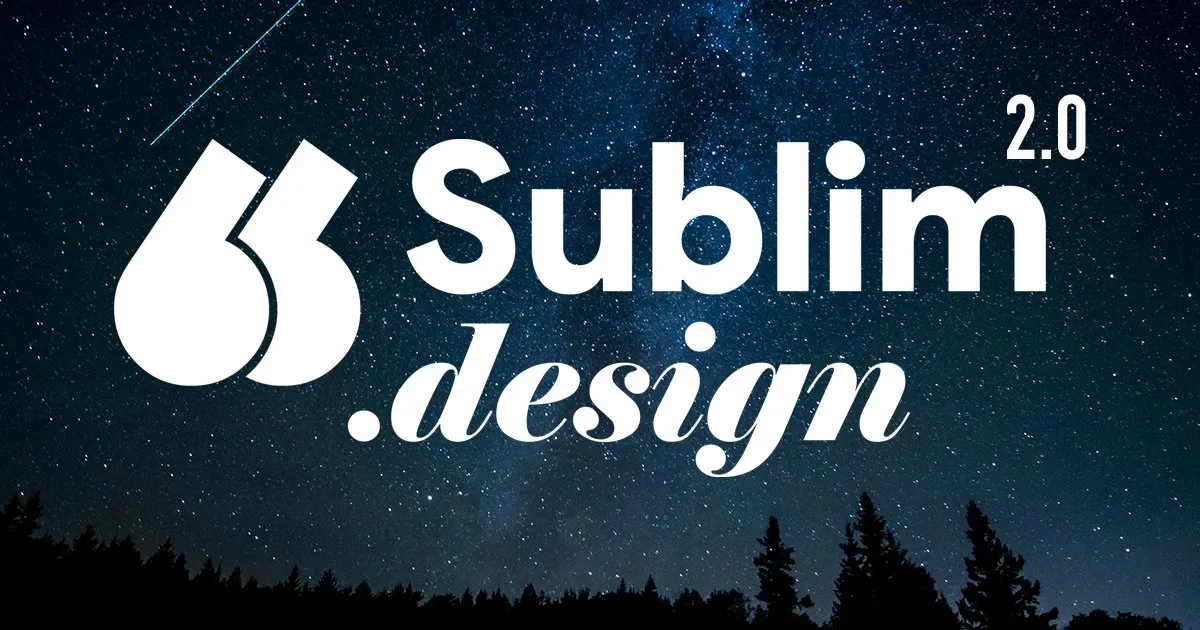 Sublim.design - Liste des dernières mises à jour